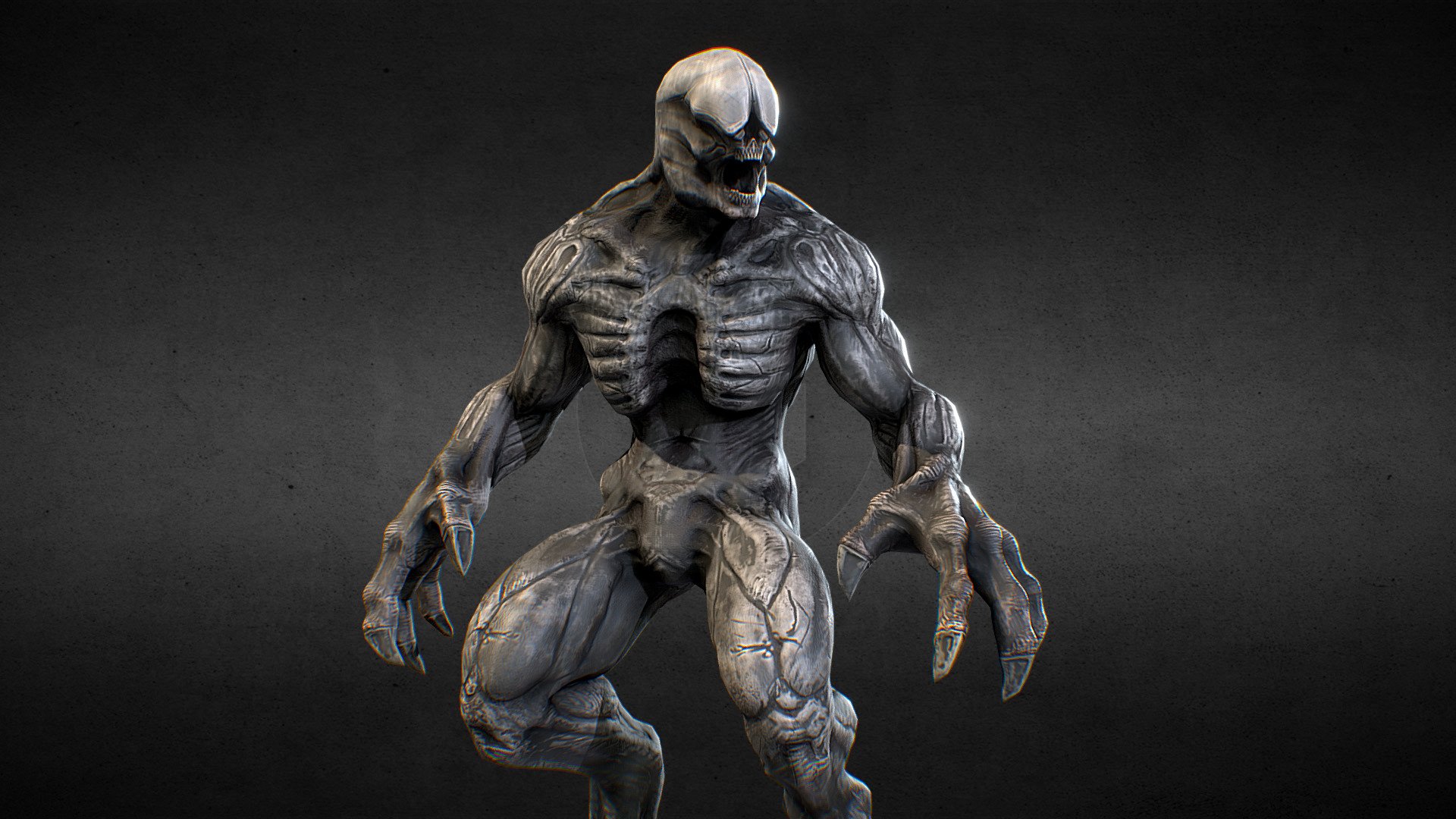 Demon Creature v3 - 3D model by AndriiChykrii [ba977da] - Sketchfab