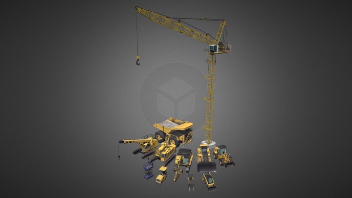 Heavy-equipment 3D models - Sketchfab
