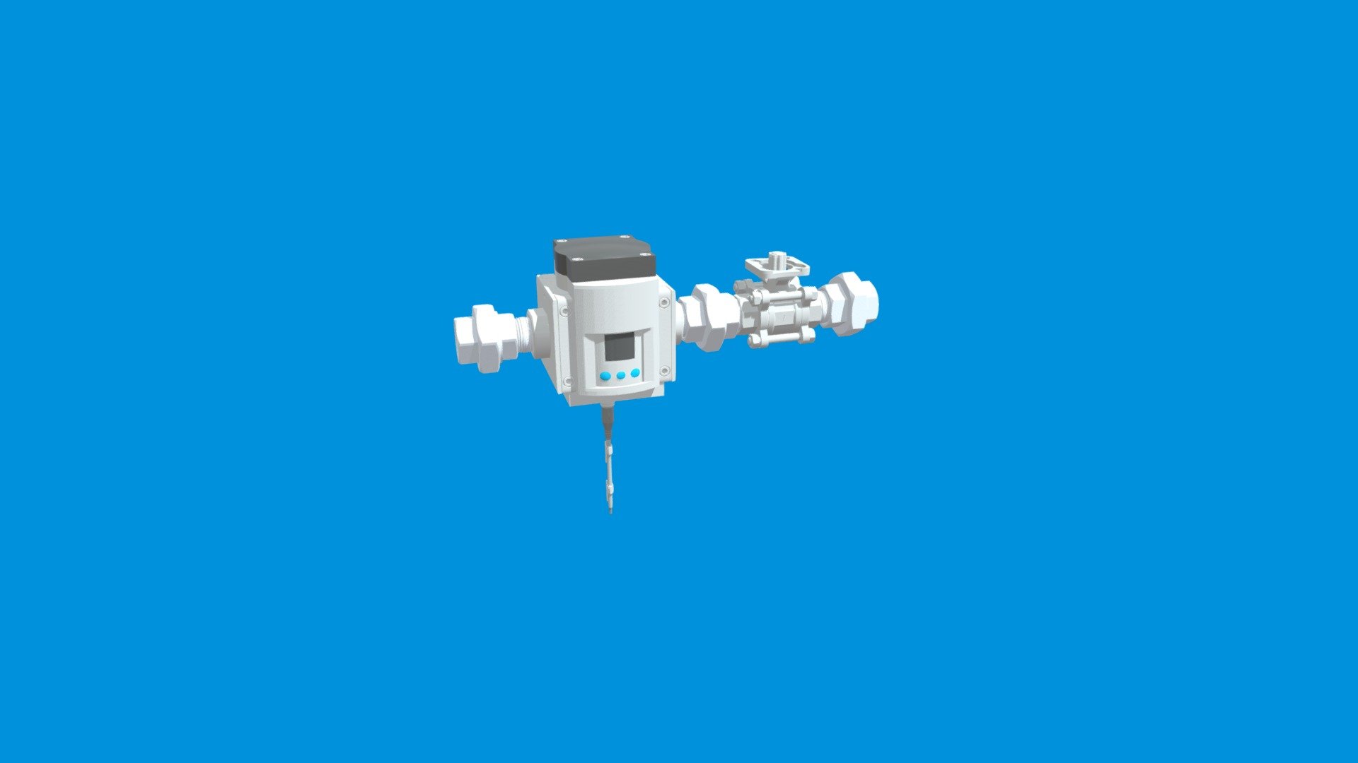 Festo Process Valve assembly - VZBE with SFAM - 3D model by Festo ...