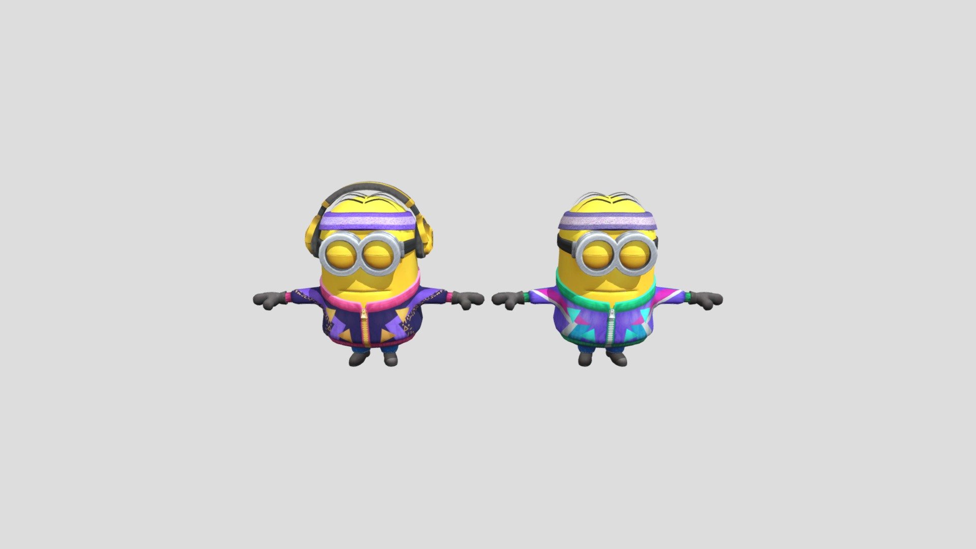 (FIXED HAIR) Minion Rush - Stereo - Download Free 3D model by ...