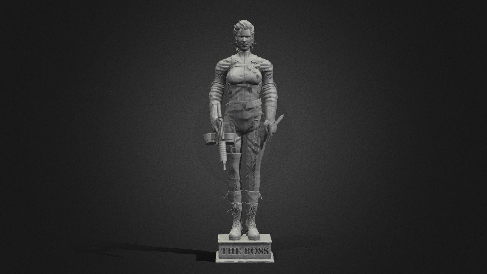 The Boss - 3D model by adamesat [ba9f98c] - Sketchfab