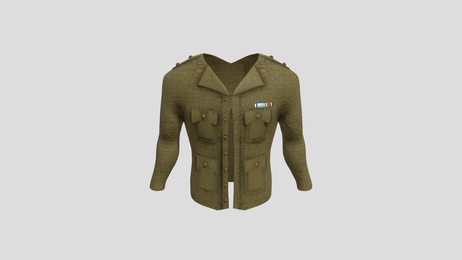 Simple Military Uniform - 3D model by iEngy [baa098a] - Sketchfab