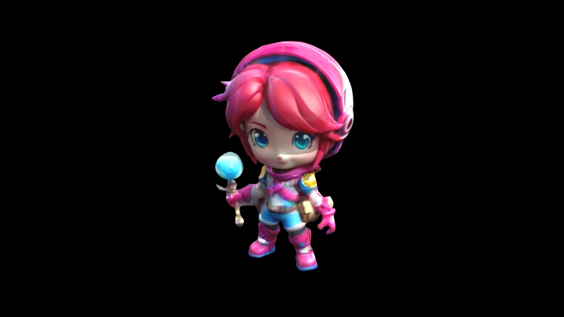 [Answer 1 Line Version] Pink-haired fantasy hero - Download Free 3D ...