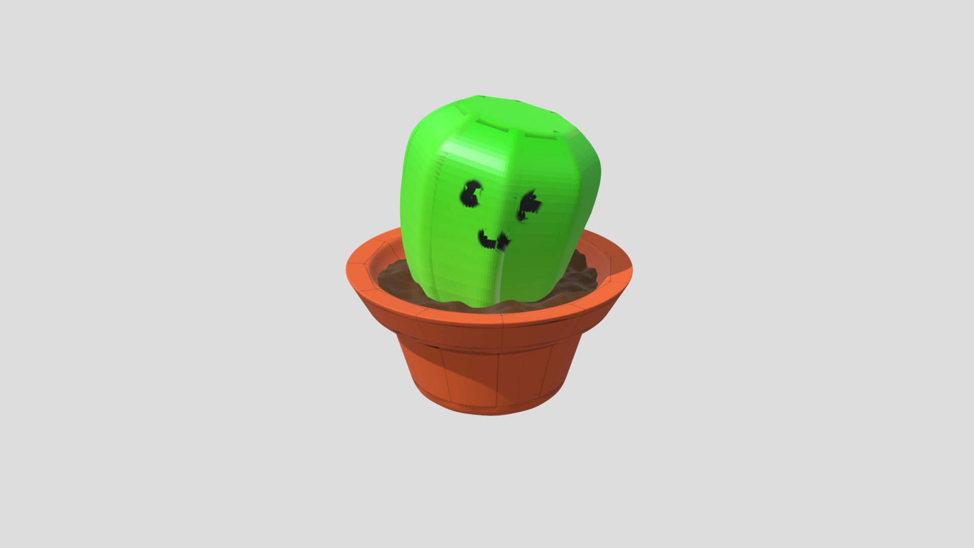 Wobbly Cactus - 3D model by Lauren O. (@lauren88173) [baa27c8] - Sketchfab