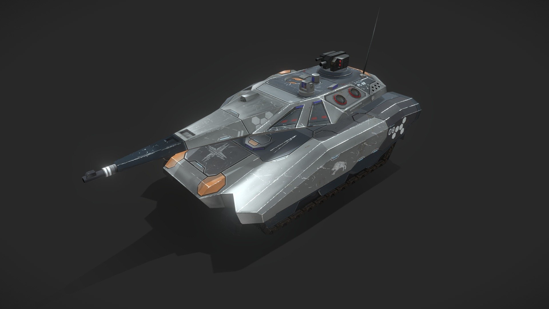 Stealth Tank - 3D model by spacelynxcanfly [baa3cc9] - Sketchfab