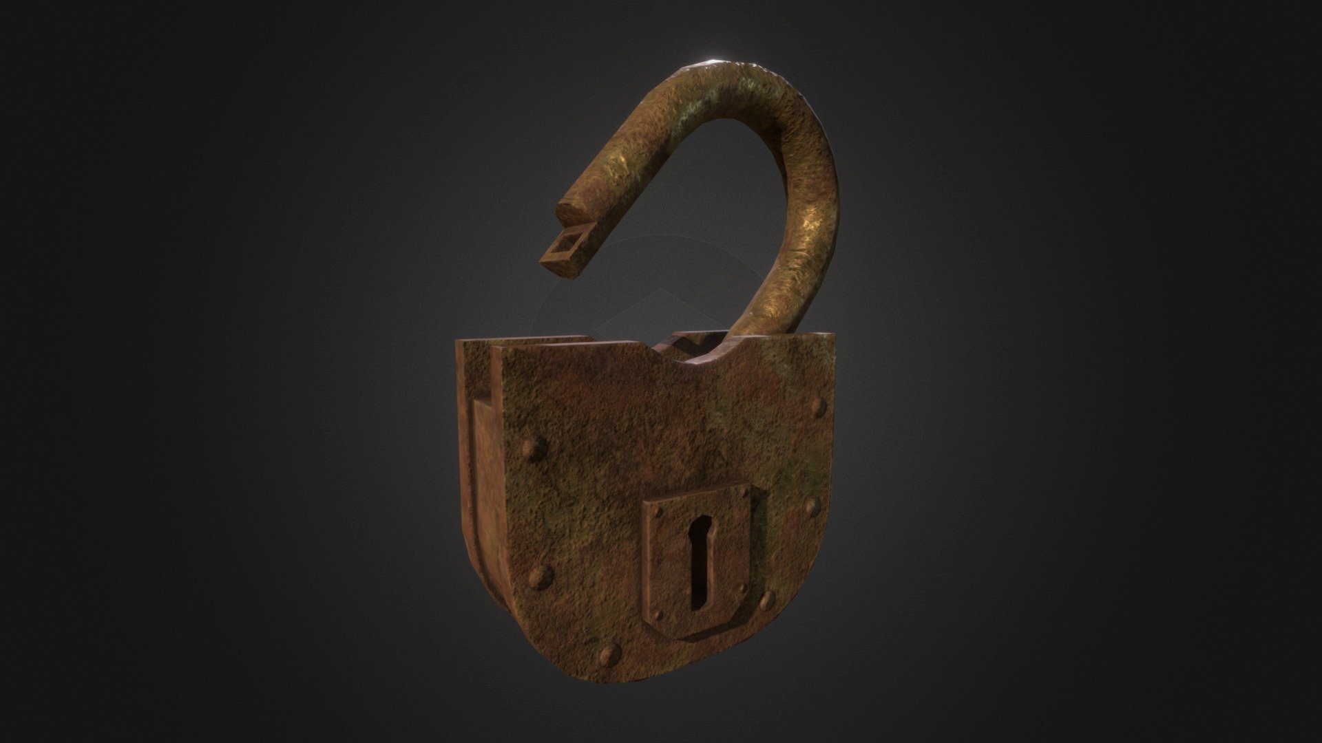 Hanging Lock - 3D model by Jouni Maunula (@jouni_maunula) [baa3f61 ...