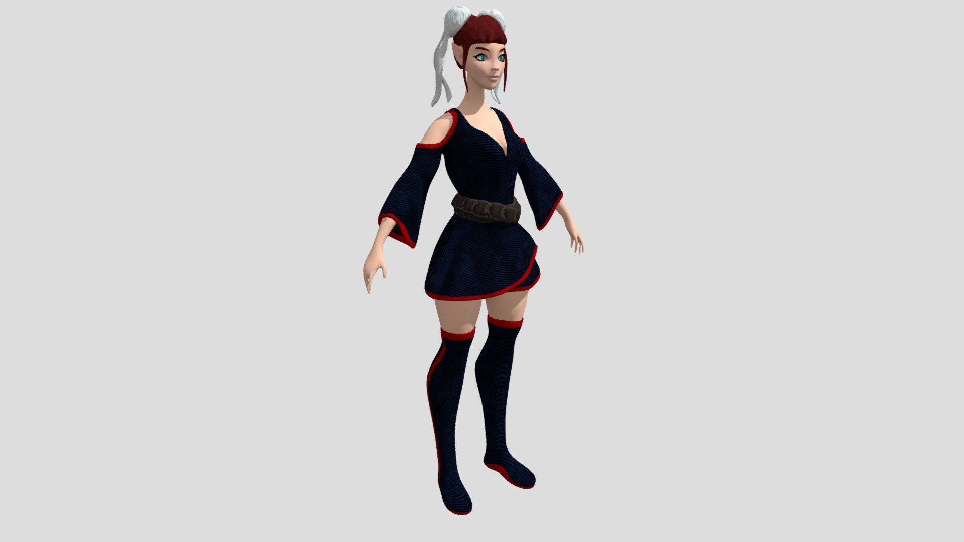 Girl - 3D model by alejandro.aguilar [baa61e4] - Sketchfab