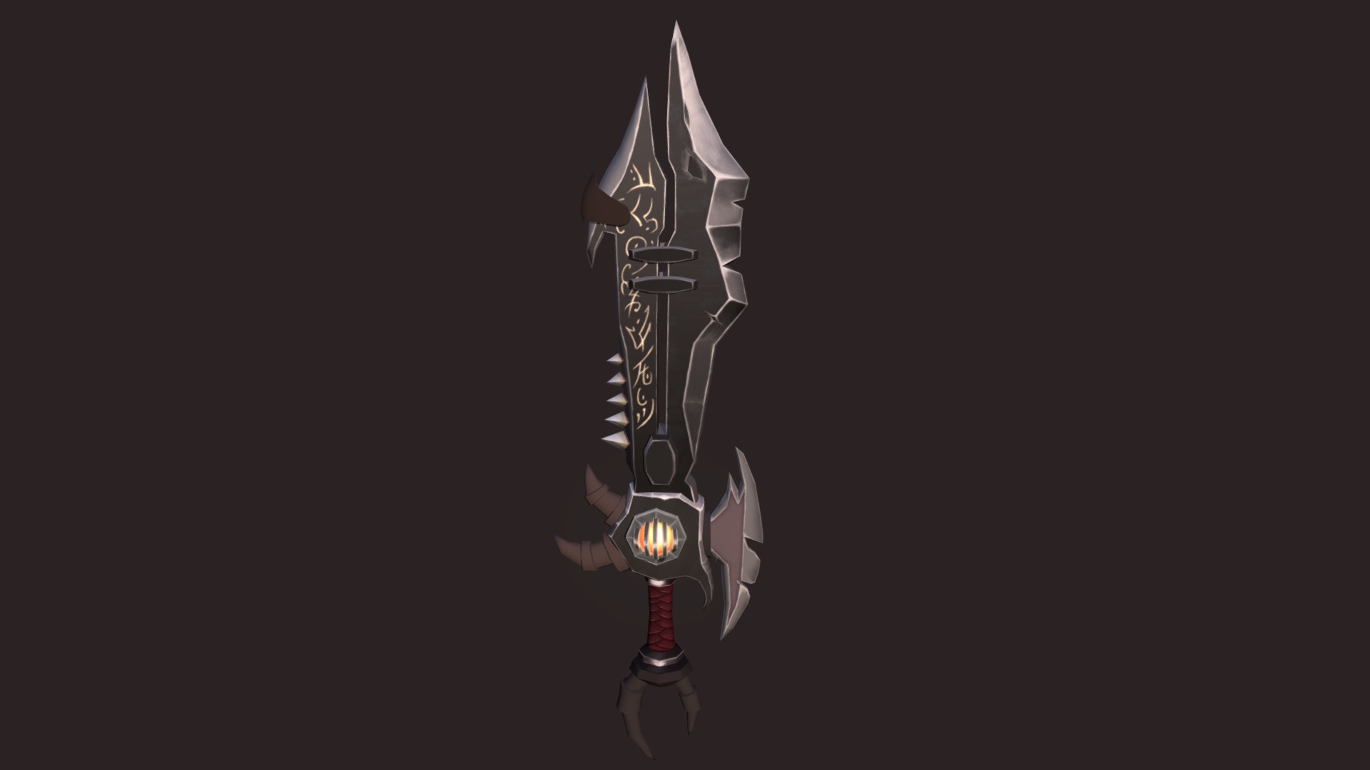 Molten Core Blade WIP - 3D model by ArcRift [baaa717] - Sketchfab