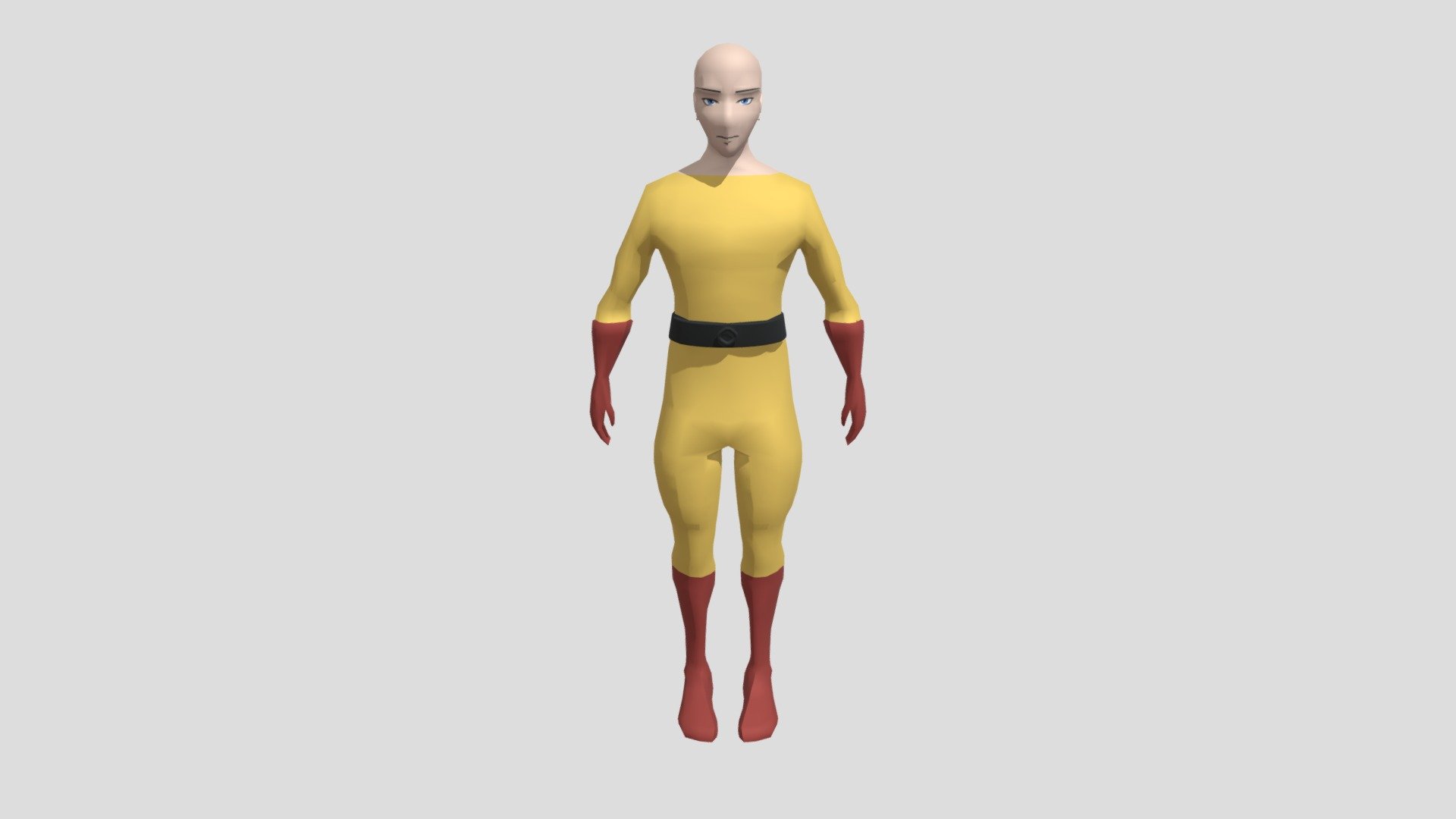 saitama - 3D model by Rafazb [baab647] - Sketchfab