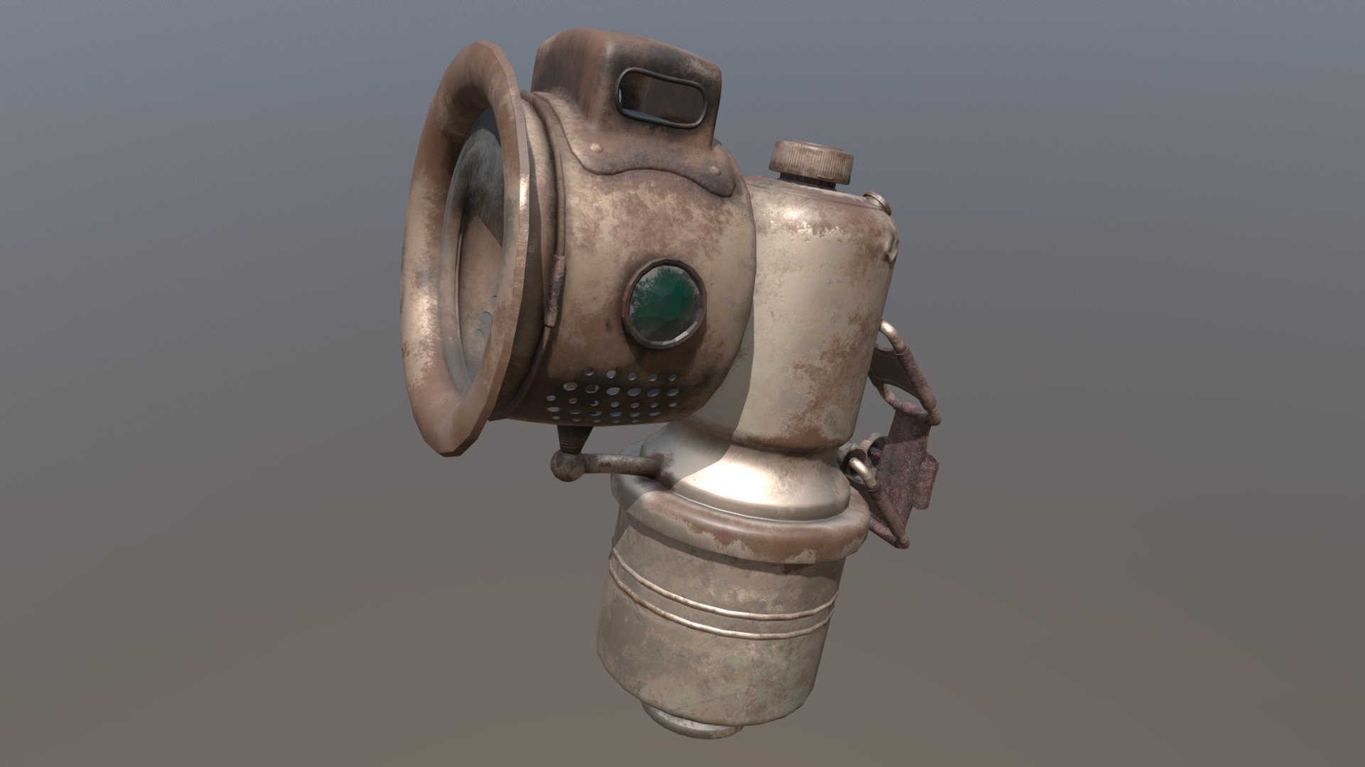 Carbide Lamp - 3D model by Gabriel (@gw301602) [baabfbf] - Sketchfab