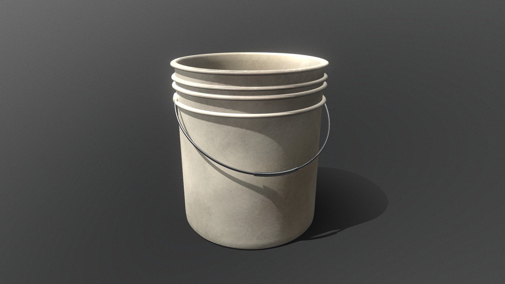 Old Upcycled 5 Gallon Paint Bucket - Download Free 3D model by Denisse ...