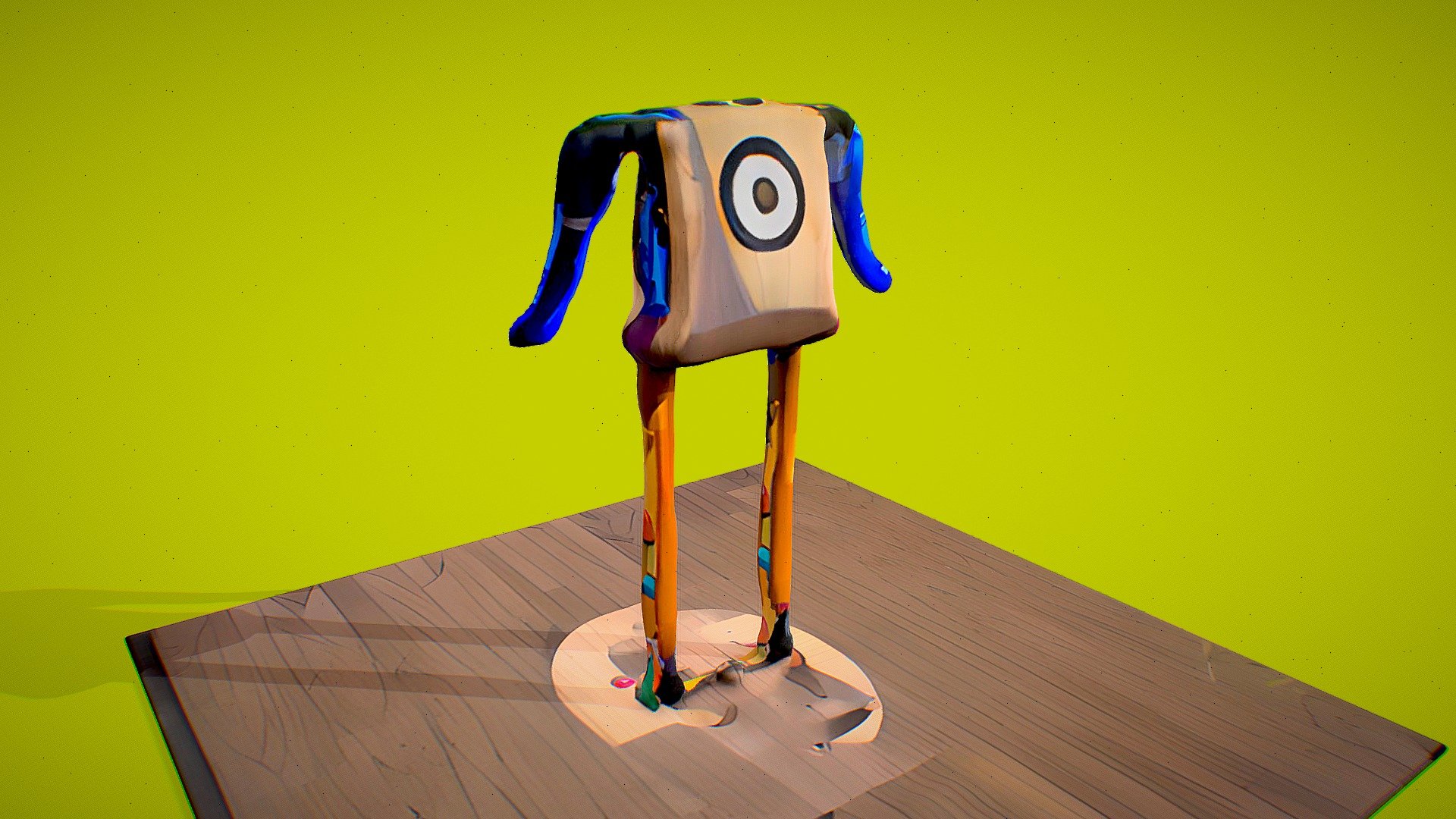 Wooden Target Dummy - Download Free 3D model by Verticle [baae03b ...
