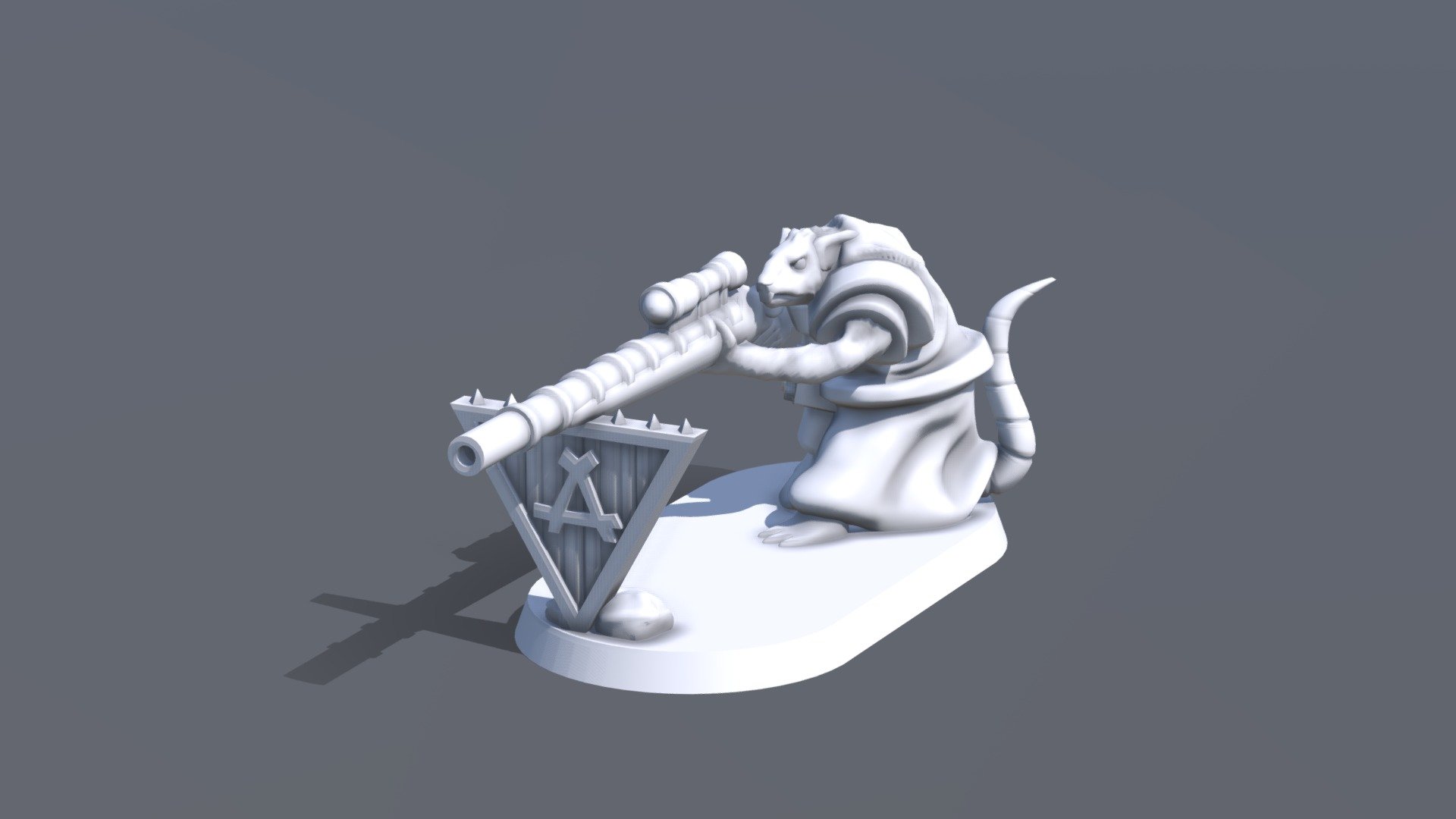 Skaven Jezzail - 3D model by GrimmGitz [bab1406] - Sketchfab
