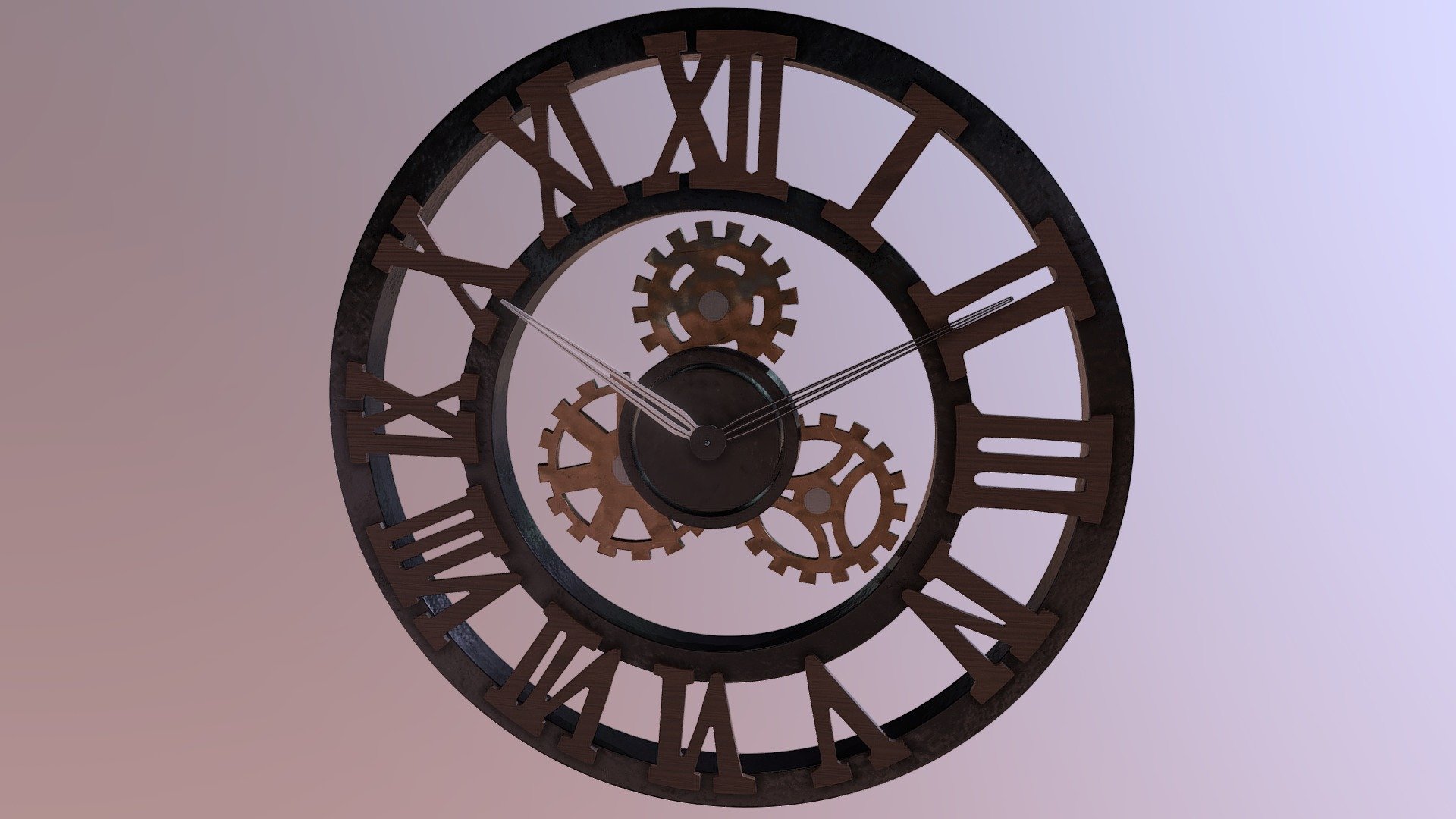 Gear Clock - Download Free 3D model by Mrinal Sumitran (@Cipher95 ...