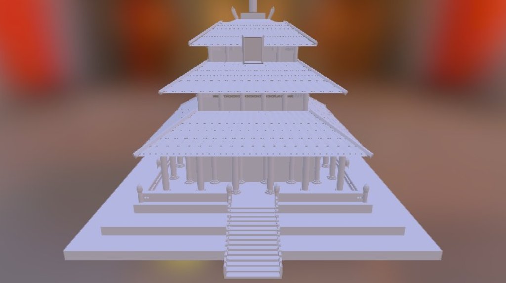 Chinese Castle - 3D model by erichuang711106 [bab562c] - Sketchfab