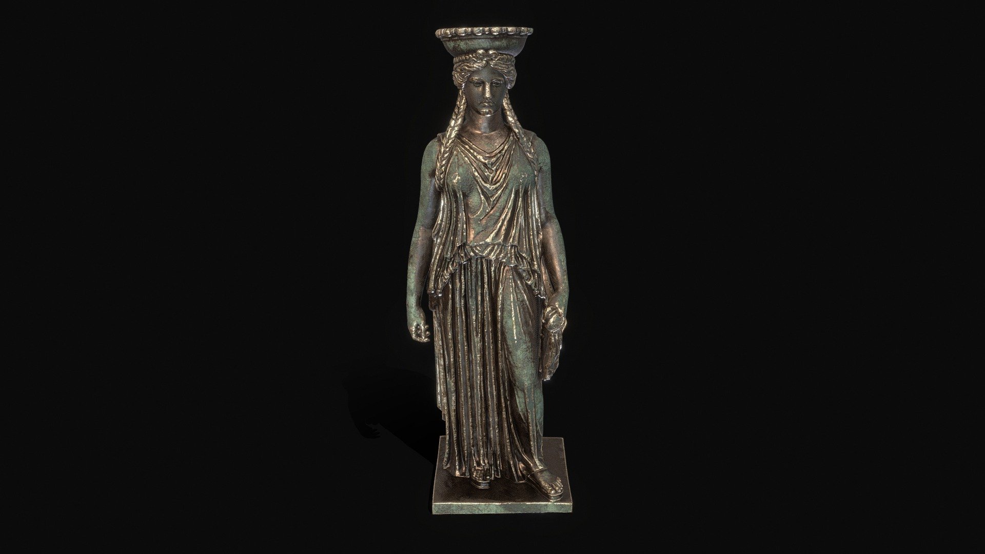 Caryatid C, Erechtheion of the Acropolis - 3D model by dada-design ...