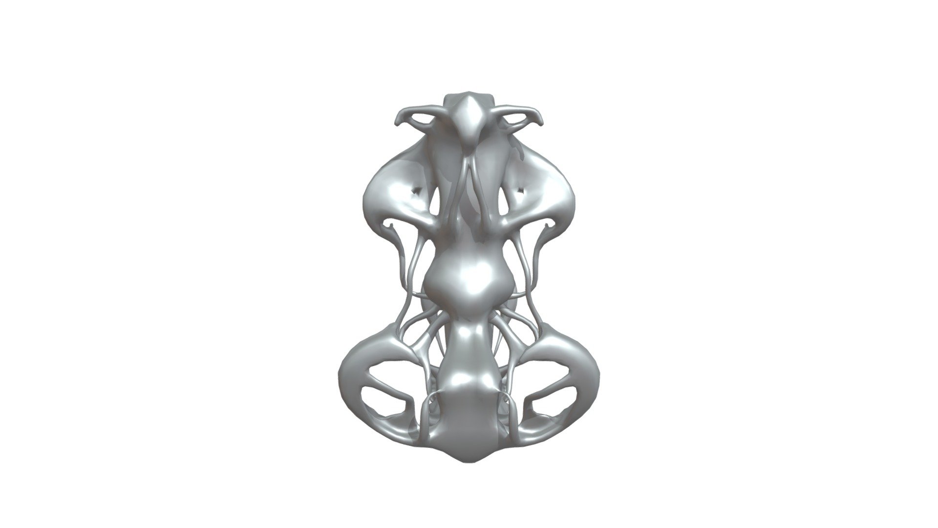 Alien organic sculpture - 3D model by jaschasuess [bab837f] - Sketchfab
