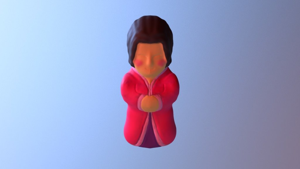 Old Lady - 3D model by M3l1nda [bab8c64] - Sketchfab
