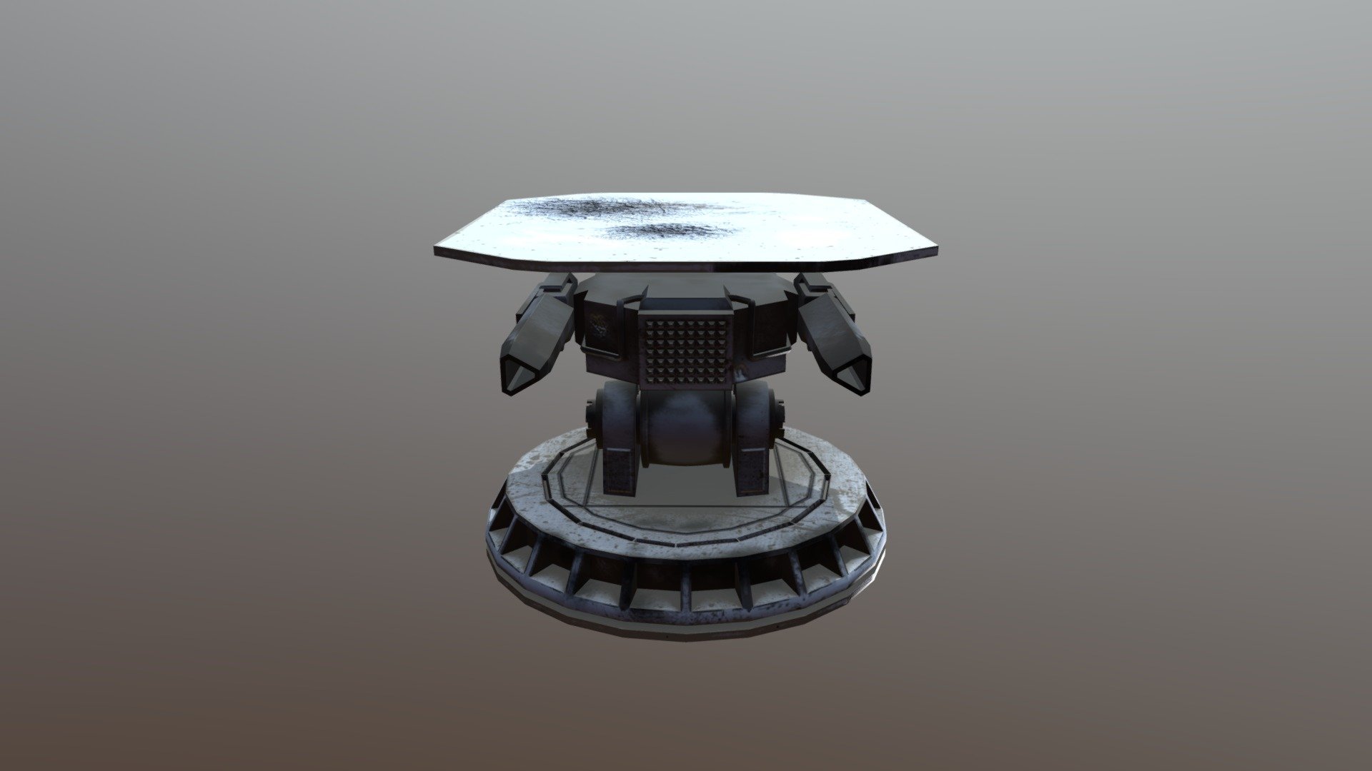 Turret - 3D model by AlexErmakov [bab9d0e] - Sketchfab