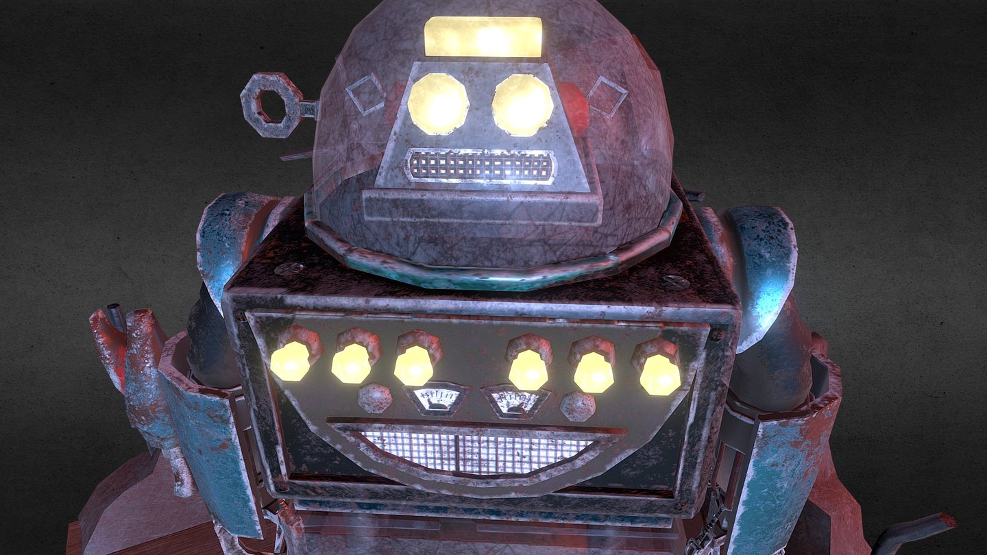 Robot (PBR practice) - 3D model by larissaal2 [babab5d] - Sketchfab