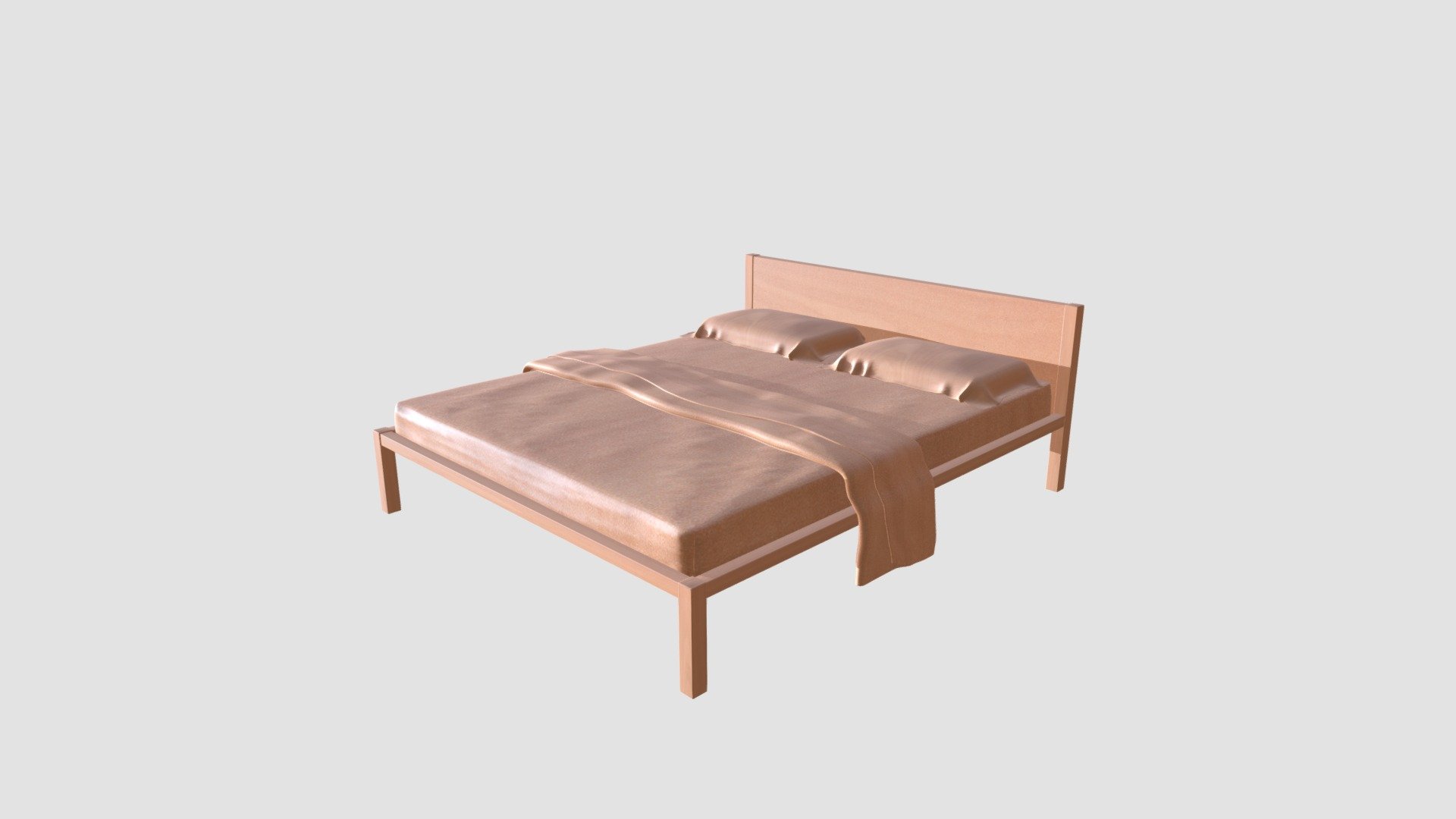 bed - Buy Royalty Free 3D model by Evermotion [babb1d3] - Sketchfab Store