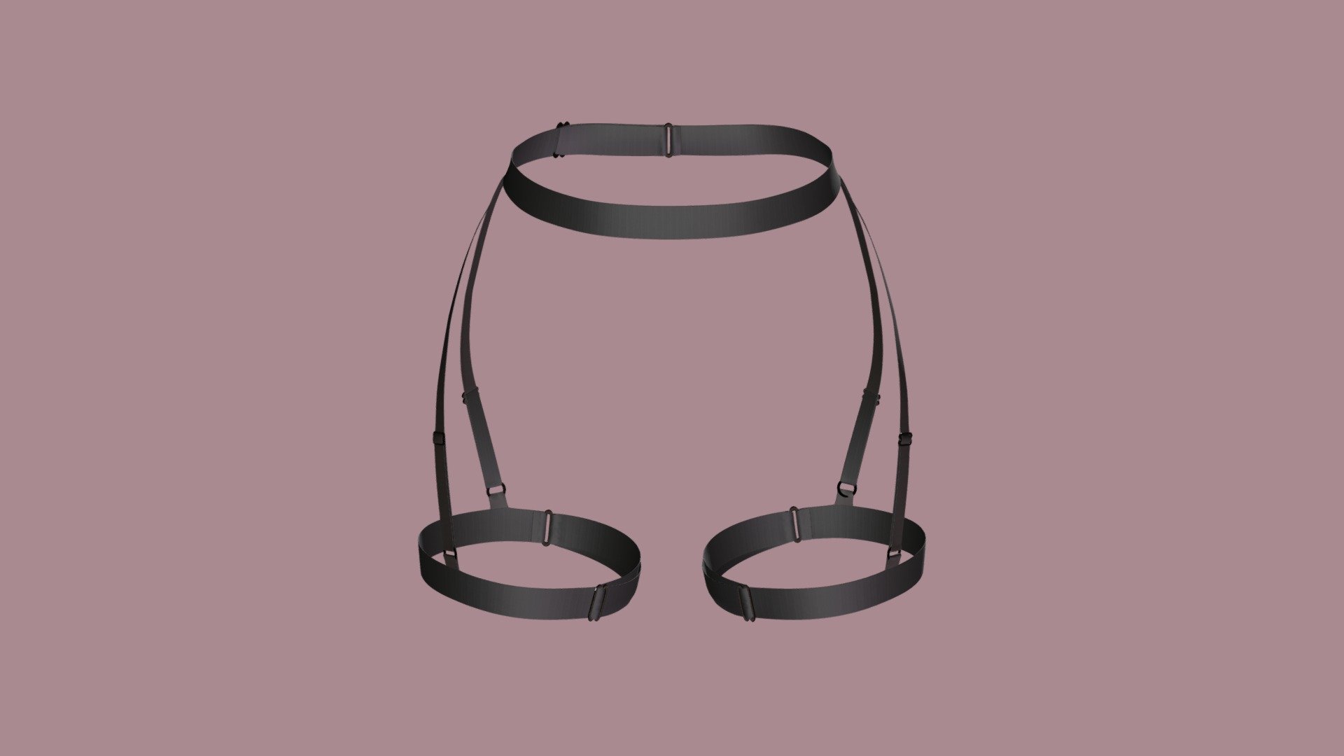 Lingerie Set (garterbelt) - 3D model by HYPERcurve_studio [babca89 ...