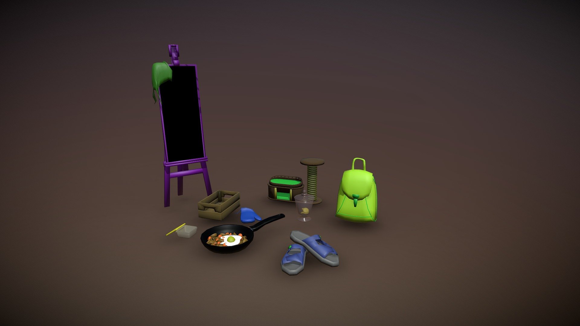 Homework 10 Things - 3D model by Kuprus [babfba9] - Sketchfab