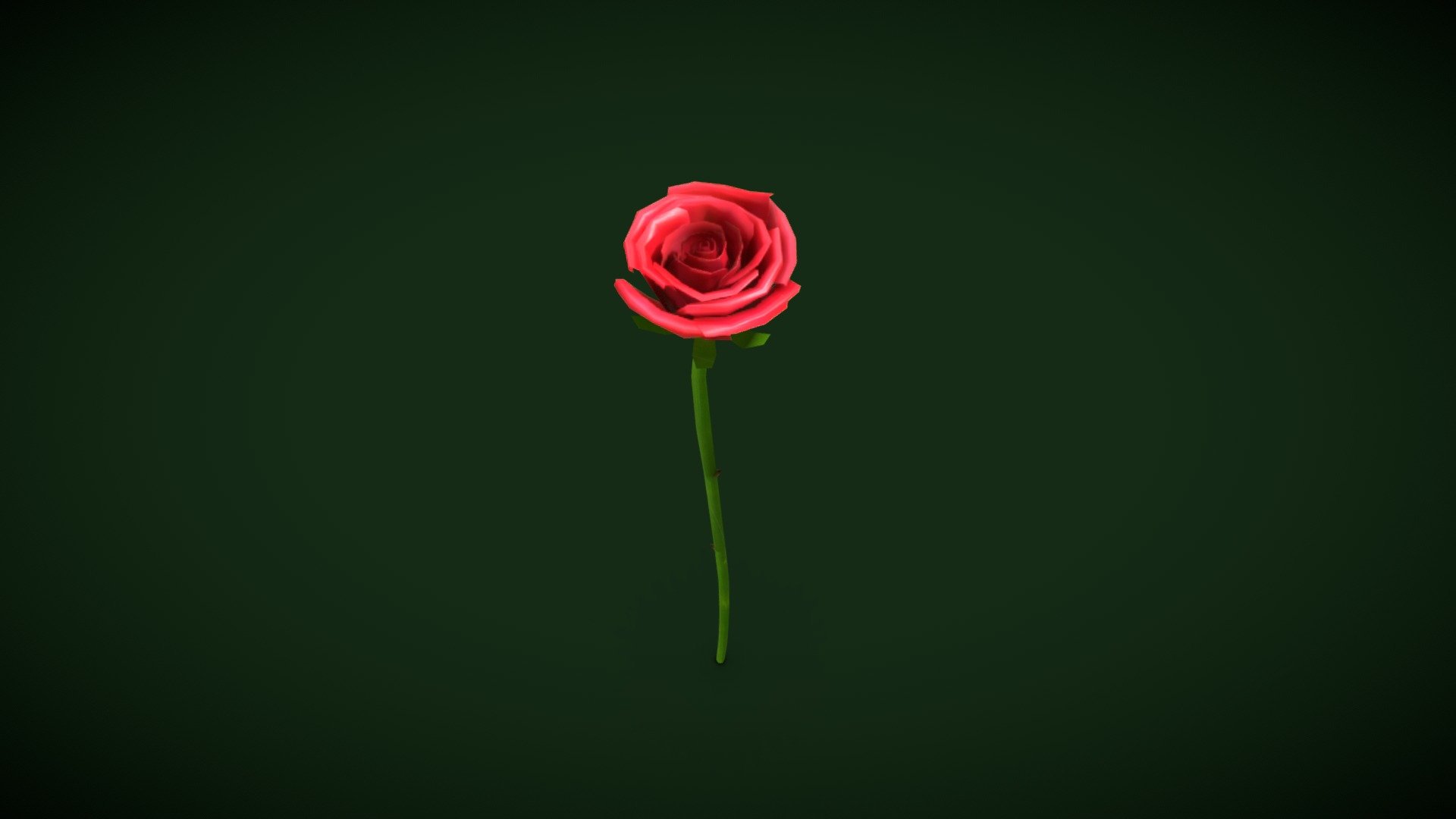 Low Poly rose - Buy Royalty Free 3D model by AlexSW [bac08a5 ...