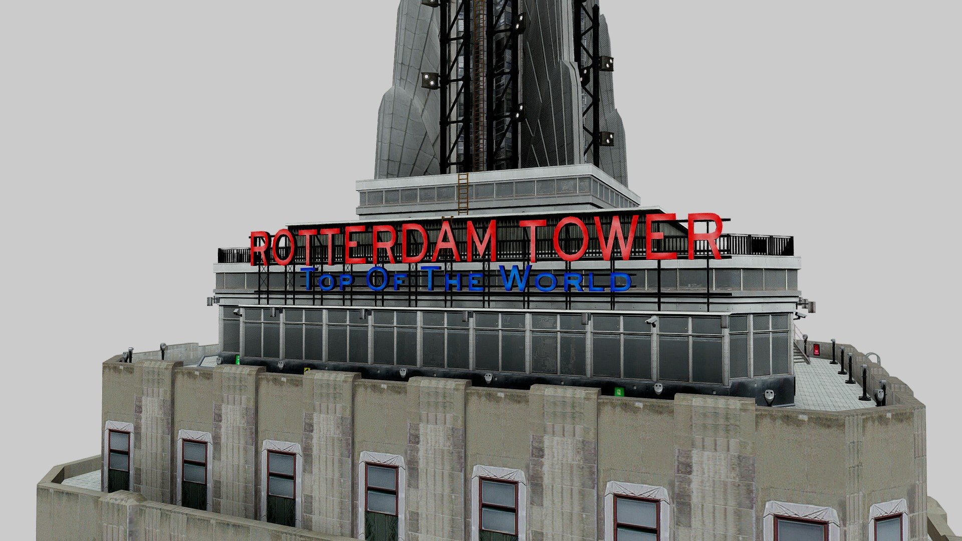 Rotterdam Tower - Download Free 3D model by KurumA (@rubenn) [bac1e3a] - Sketchfab