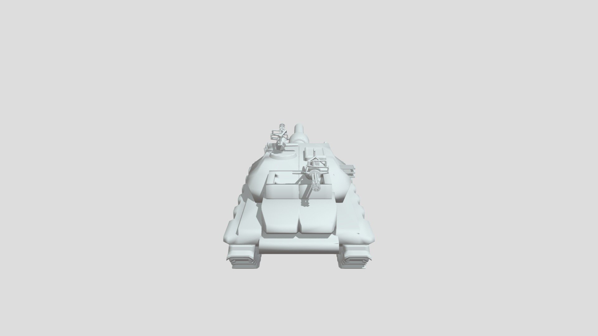 tank with machine gun - 3D model by 3danielt [bac2632] - Sketchfab