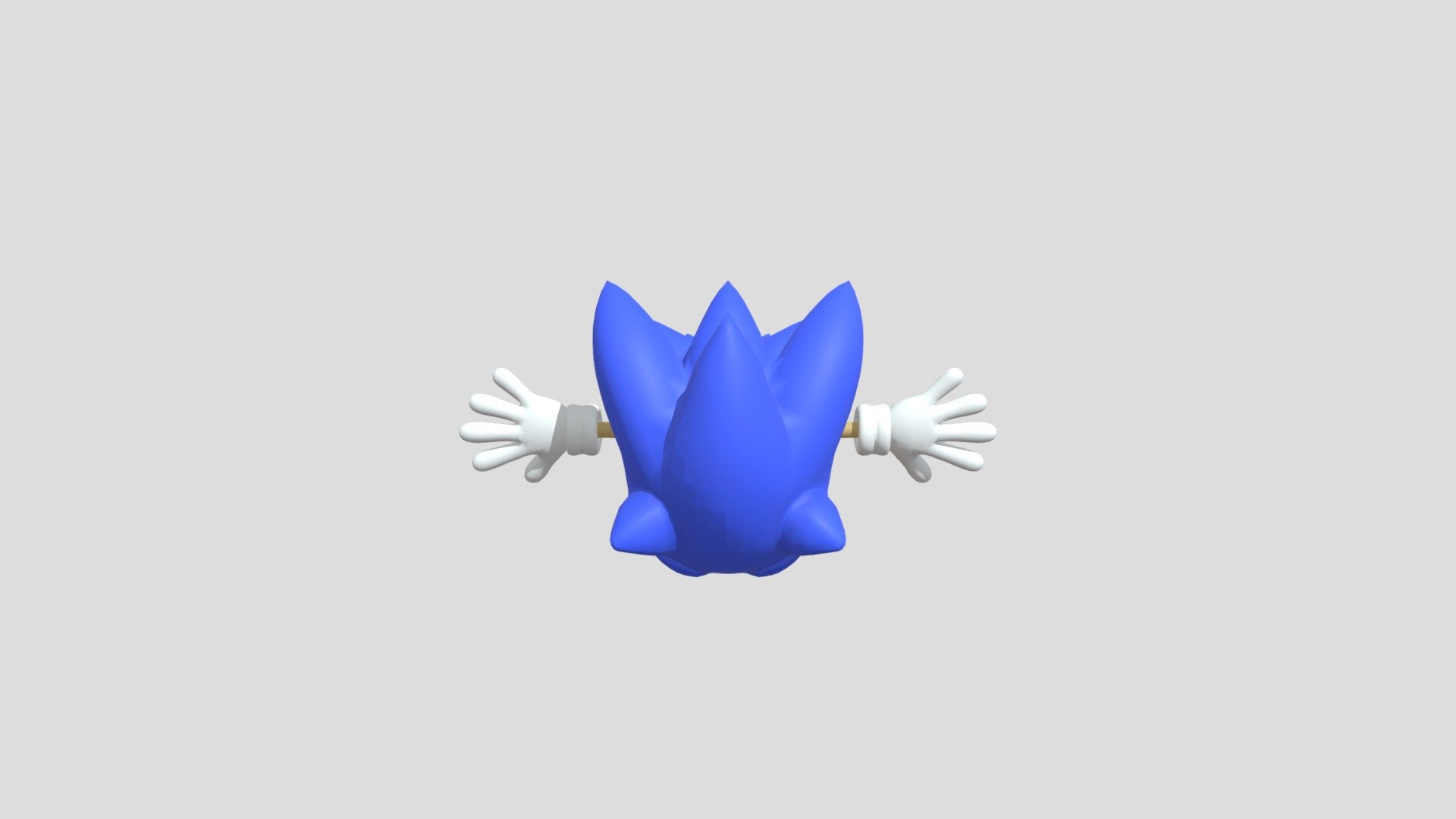 Sonic_the_hedgehog-rigged - 3D model by Talking Tom fan 45 noland ...
