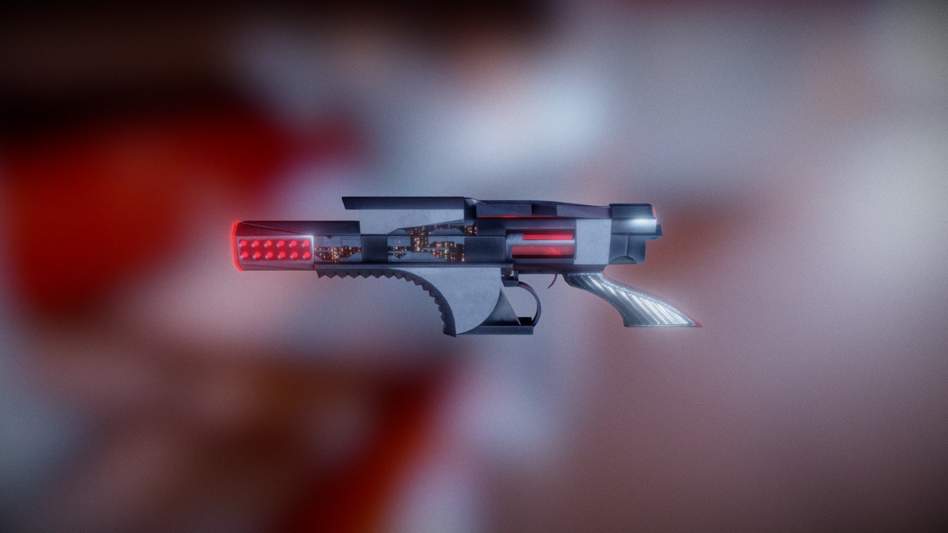 Futuristic Weapon - 3D model by Alberto Alegre Mora (@albertoaalegre ...