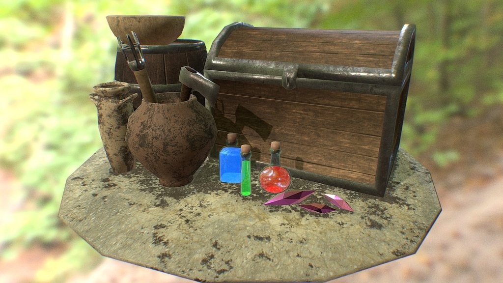 Medieval stuff - 3D model by Juhani Partanen (@jochanan) [bac465f ...