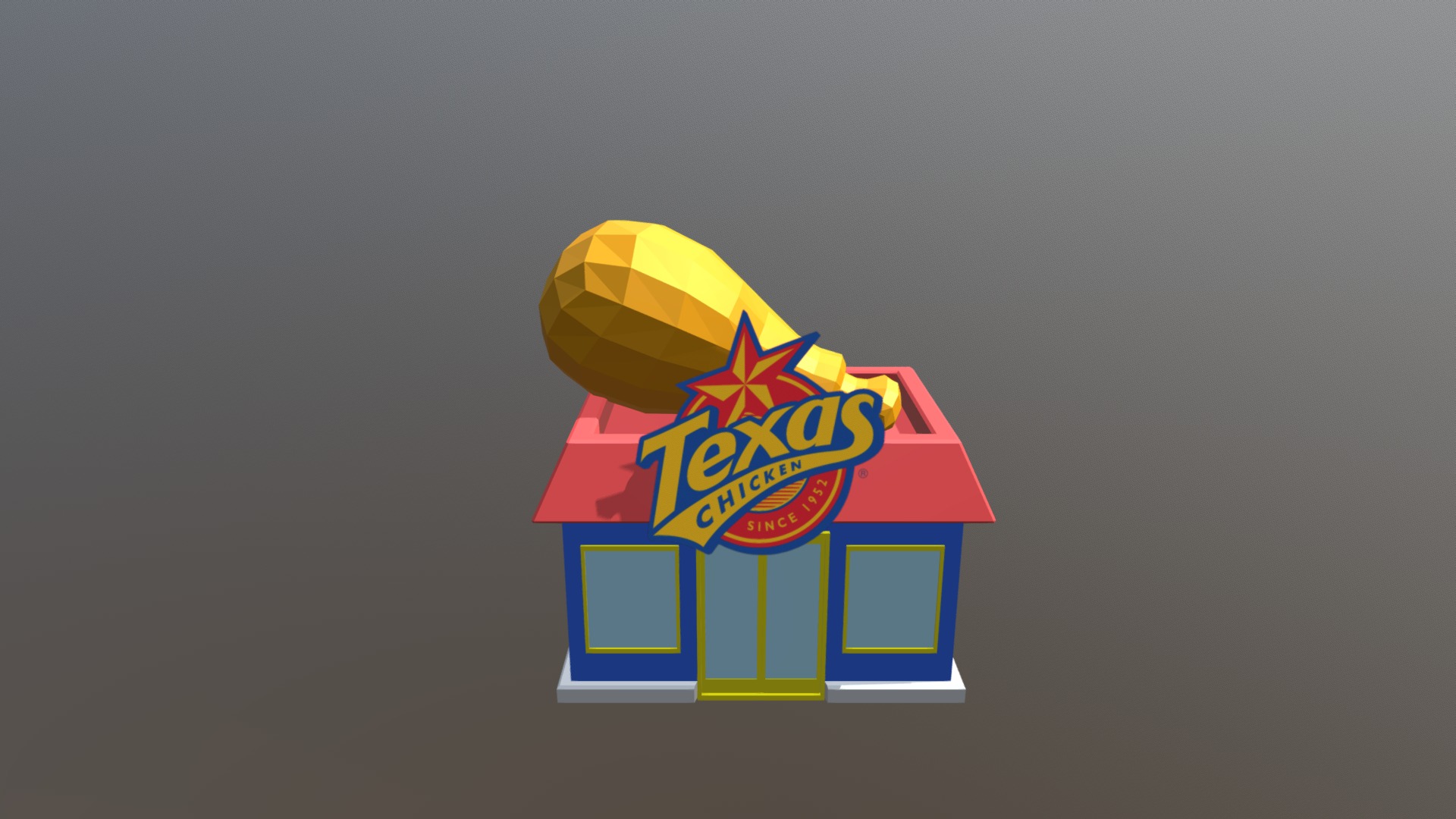 Texas chicken - 3D model by Osama.Moharem [bac5a58] - Sketchfab