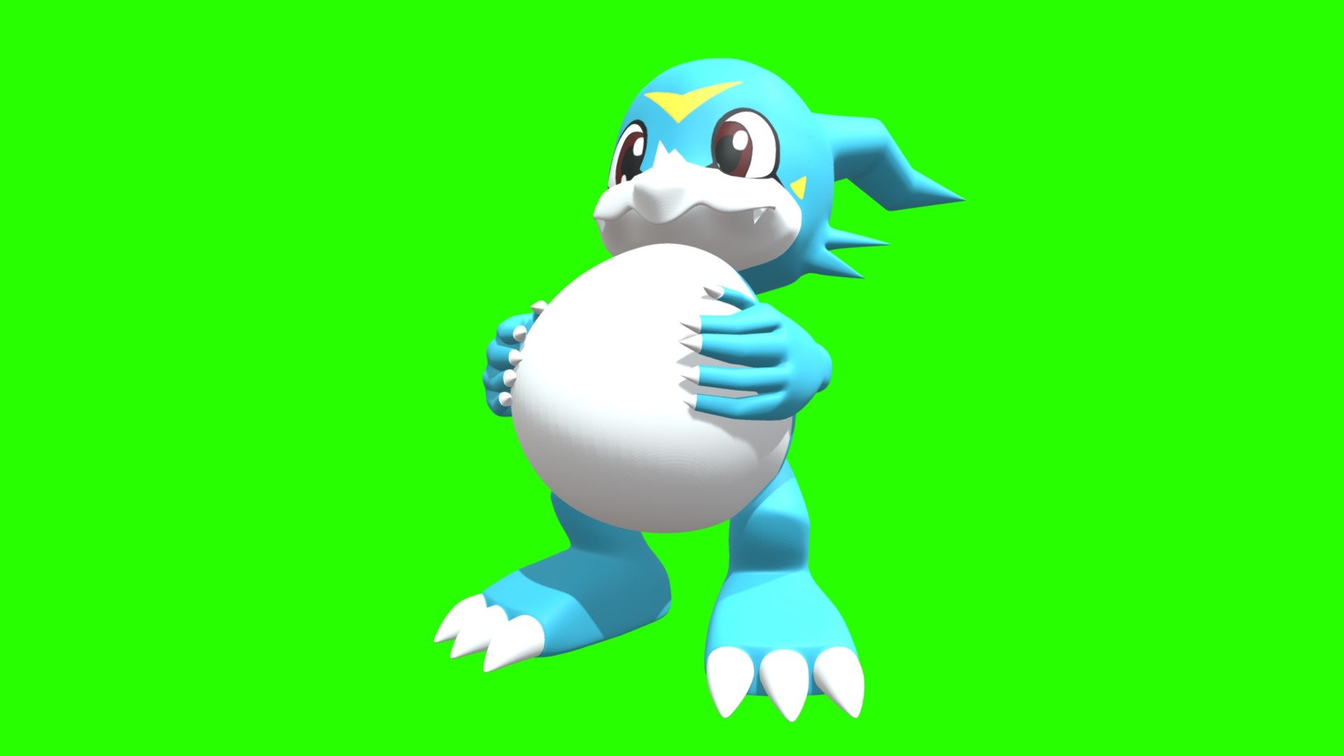 Veemon Pumps Up His Belly! - Download Free 3D model by PrivatePumpkin ...