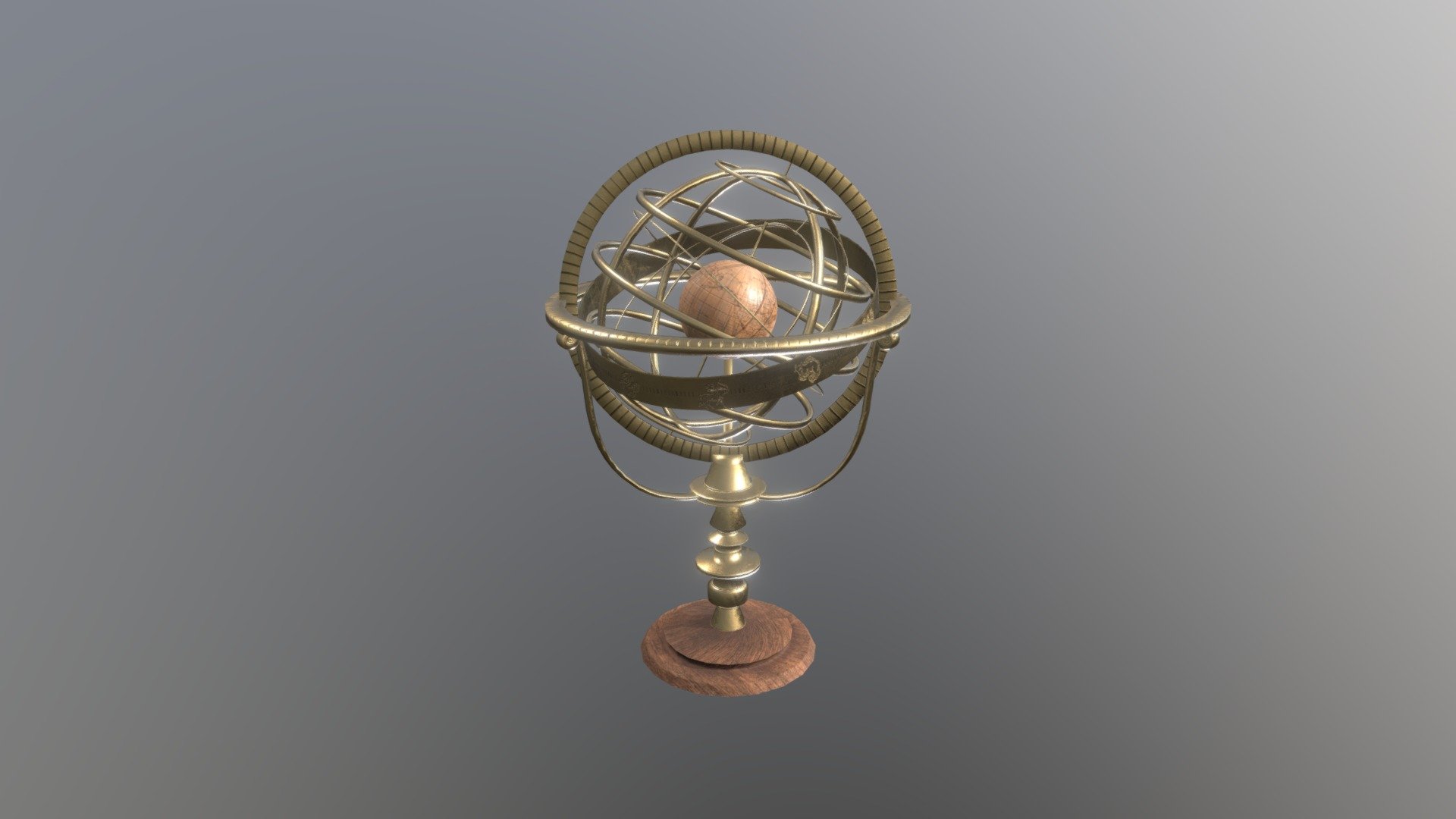 Armillary Sphere - 3D model by Velozozz [bac7077] - Sketchfab