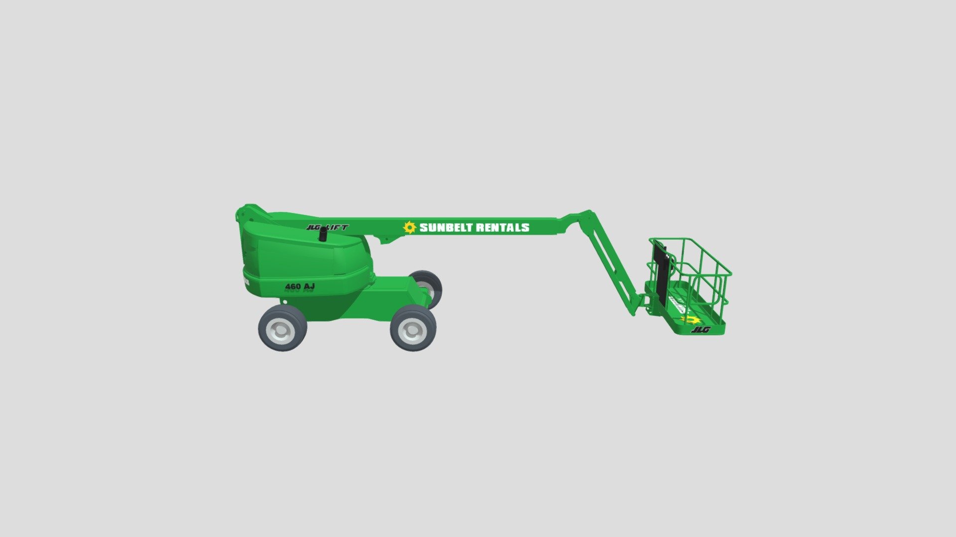 Sunbelt Rentals Telescopic Boom Lift 460SJ - 3D model by bimstore ...