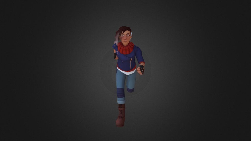 Character Run - 3D model by apolzer [bac790b] - Sketchfab