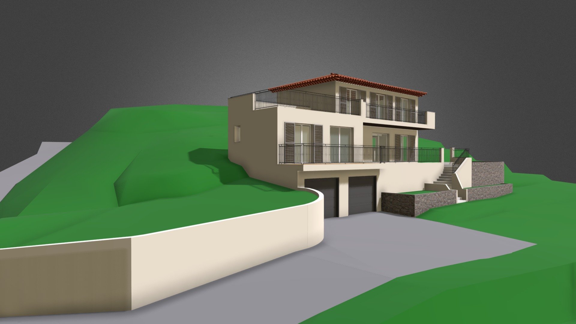 Villa 06 - 3D model by a.brus [bac907e] - Sketchfab