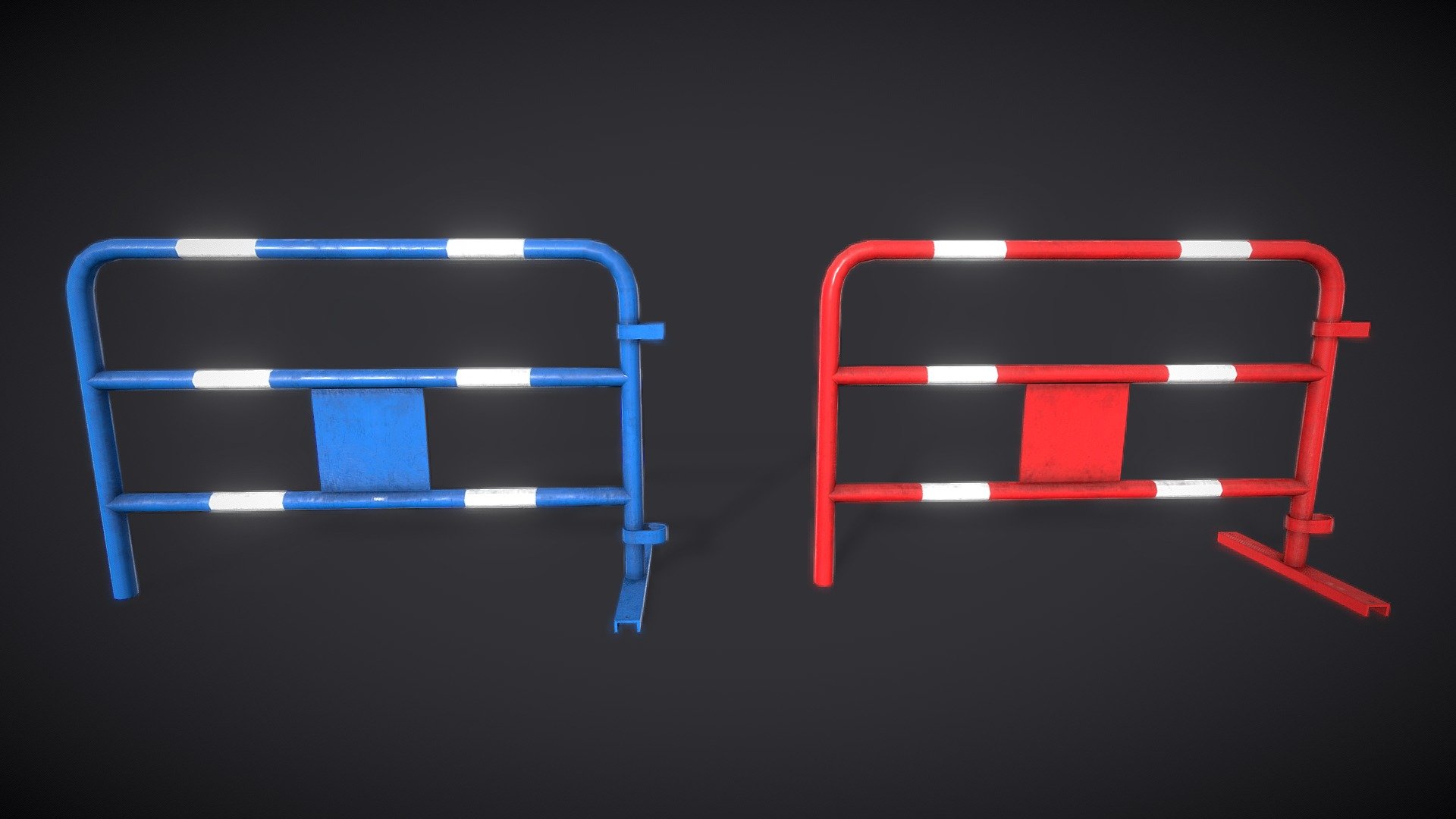 Worksite Barriers Pack - Buy Royalty Free 3D model by StellarX [bac9581 ...