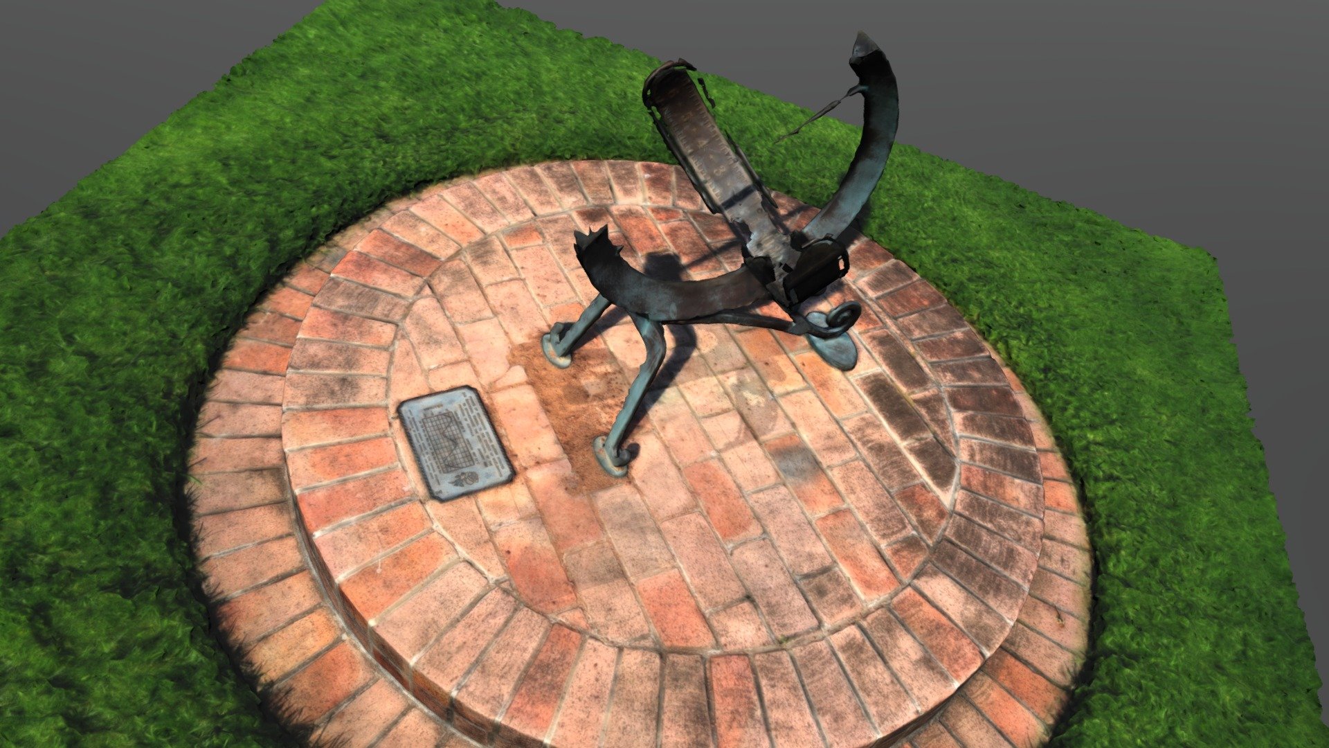 Sundial Low Poly - 3D model by tobyrobb [bac9a75] - Sketchfab