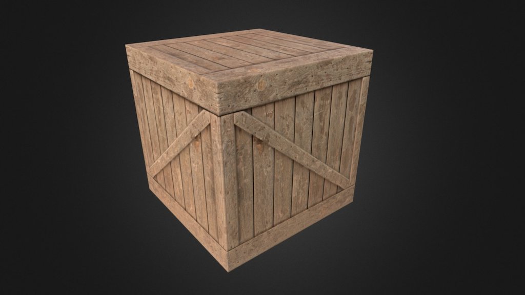 Low Poly Crate - 3D model by John Frasier (@johnfrasier) [bacb85e ...