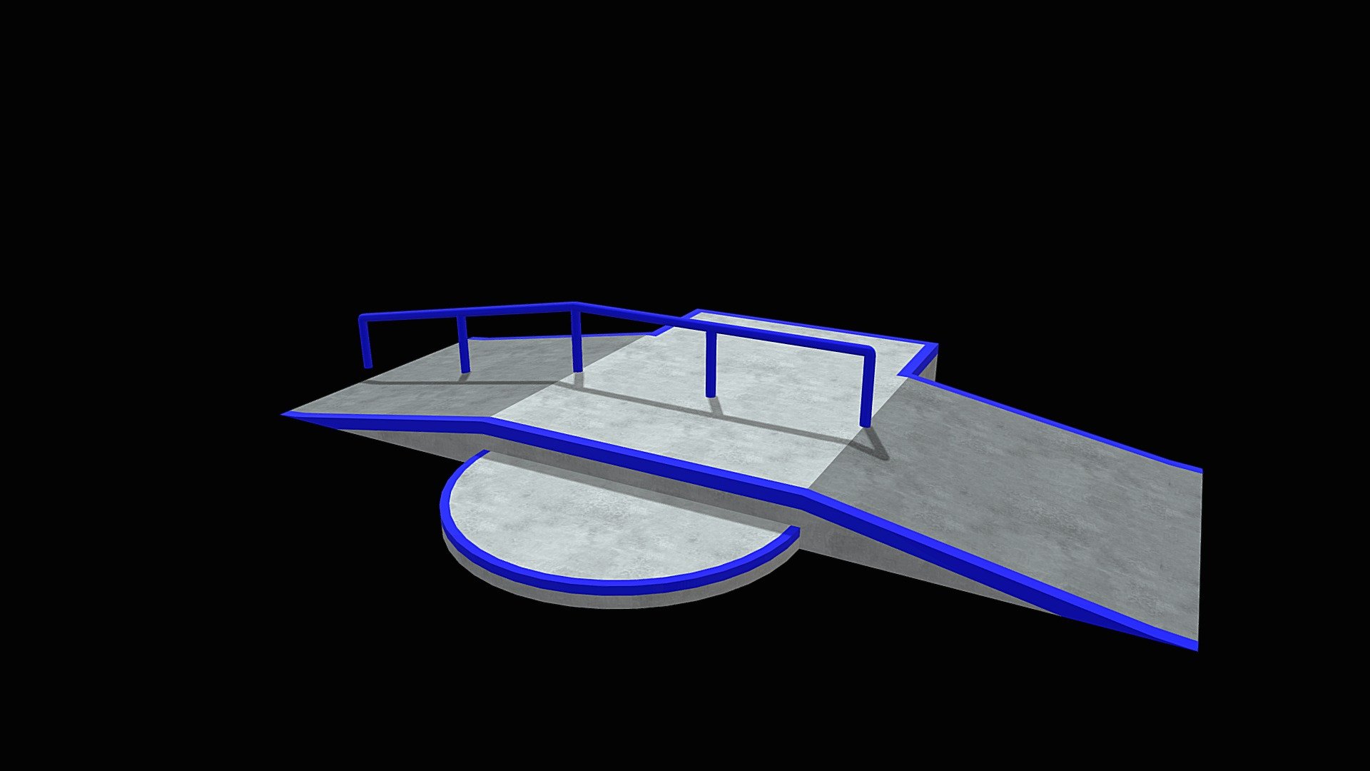 Skatepark Ramp - Download Free 3D model by Christoph Weiß ...