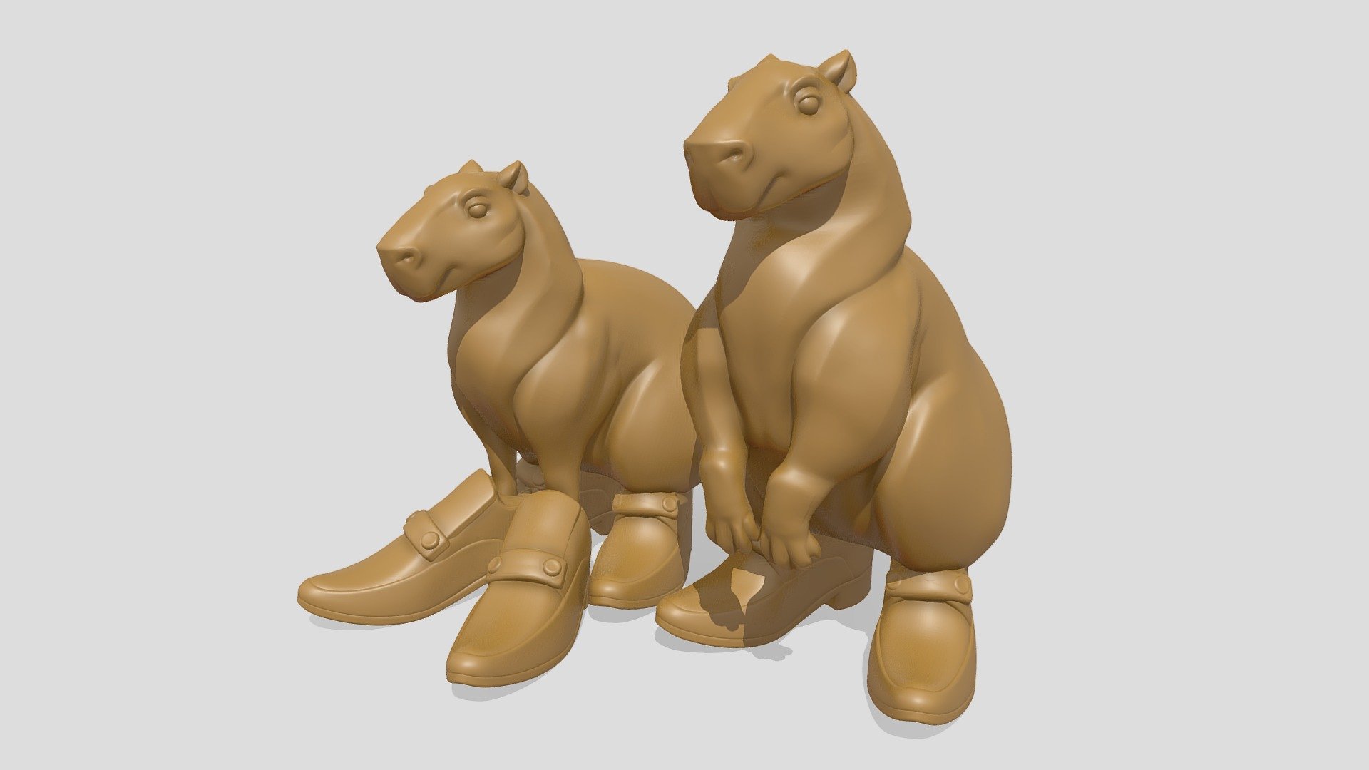 Drip Capybaras - Download Free 3D model by da.nilkaz [bacd118] - Sketchfab