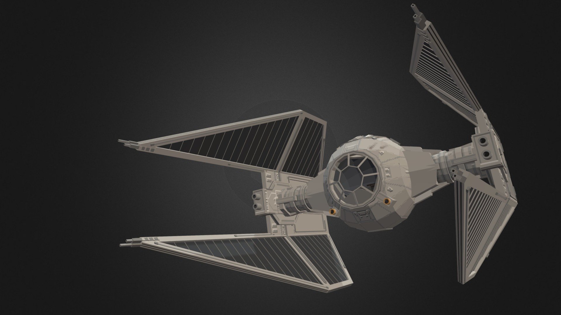 Tie interceptor - 3D model by thereal124c41 [bacee40] - Sketchfab