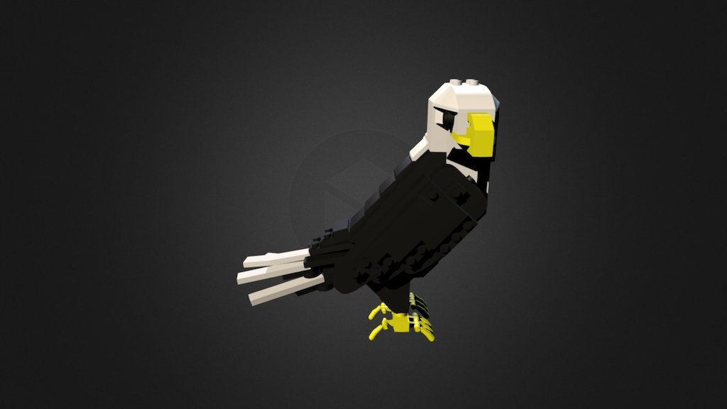 Le dank Lego eagle - 3D model by YuriStokking [bad2dfd] - Sketchfab