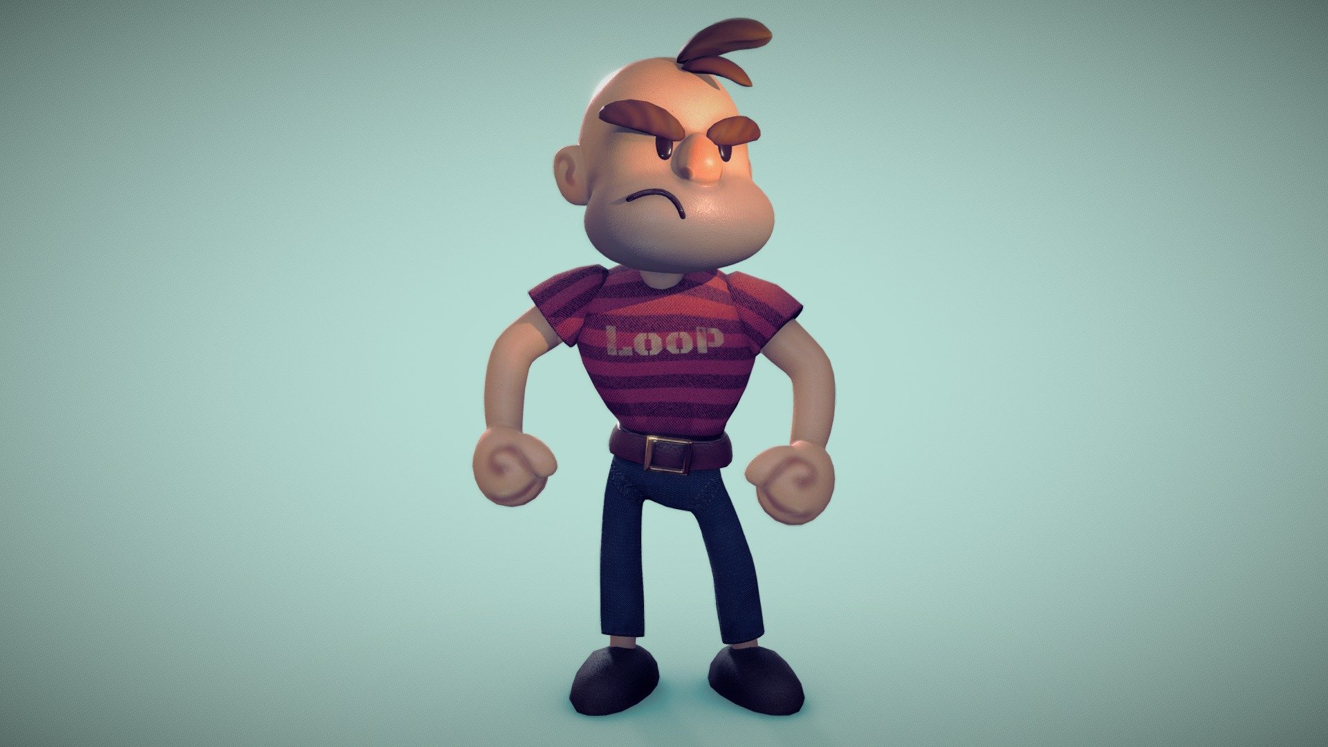 Angry - Game Character - 3D model by Mohsen Saeedi (@etude) [bad4da3 ...