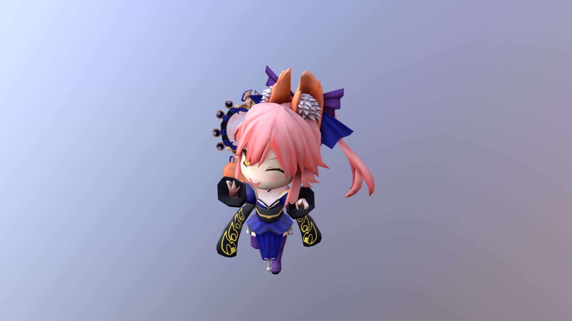 Tamamo no Mae 02 - 3D model by lawlietjun [bad629f] - Sketchfab