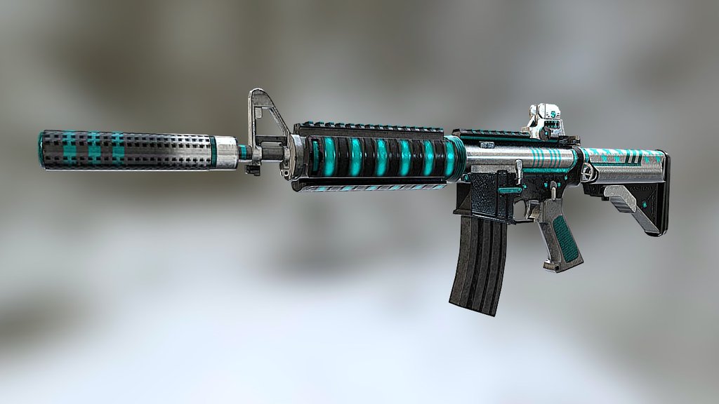 MK18 Mod 0 The Protector - 3D model by alx_flameniro [bad78bc] - Sketchfab