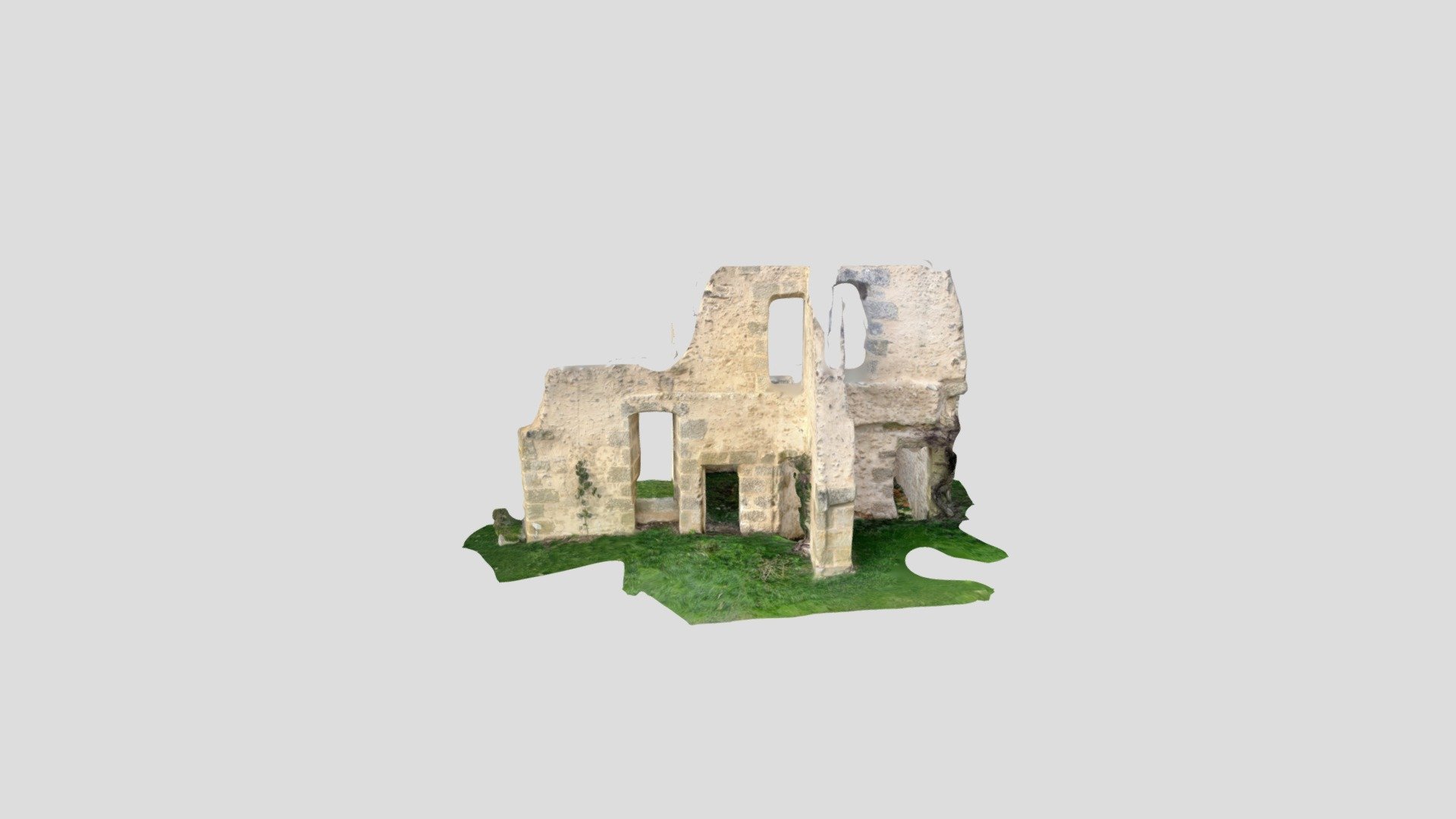 E2b castle ruins v2 - Download Free 3D model by tibo [bad8bc5] - Sketchfab